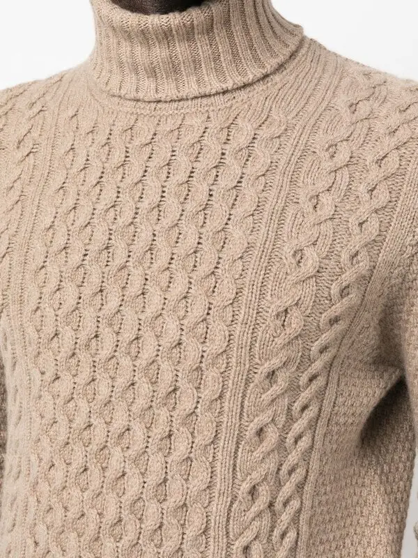 DRUMOHR Cable-knit Lambswool Jumper