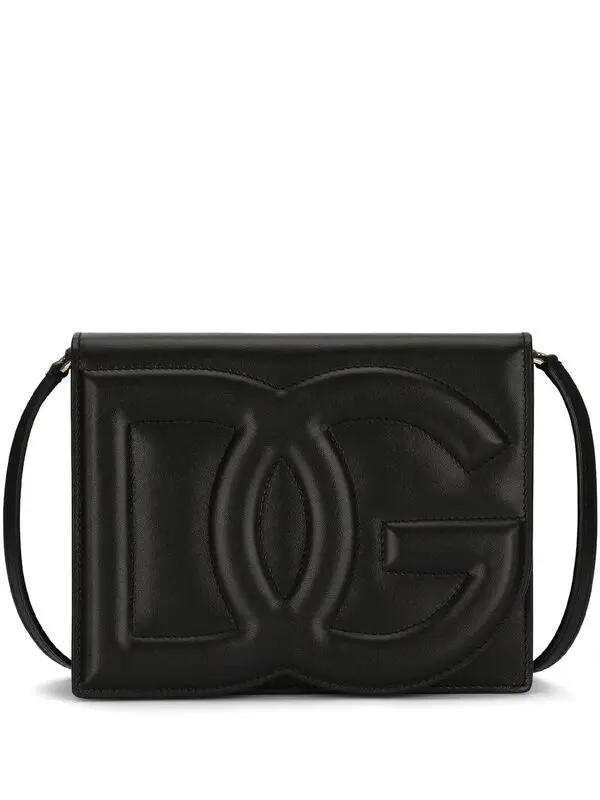 Dolce & Gabbana Dg Logo Leather Crossbody Bag