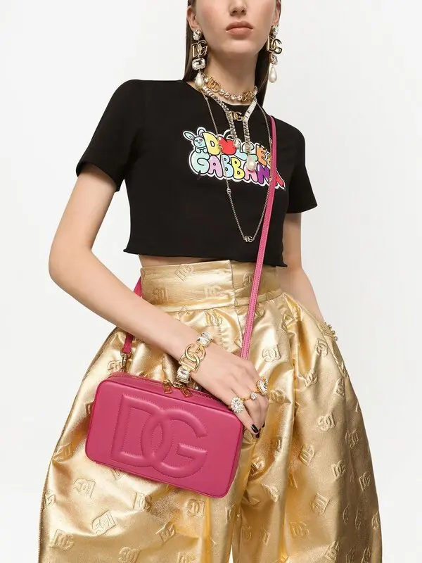 Dolce & Gabbana Small Dg Logo Mini Bag - Pink