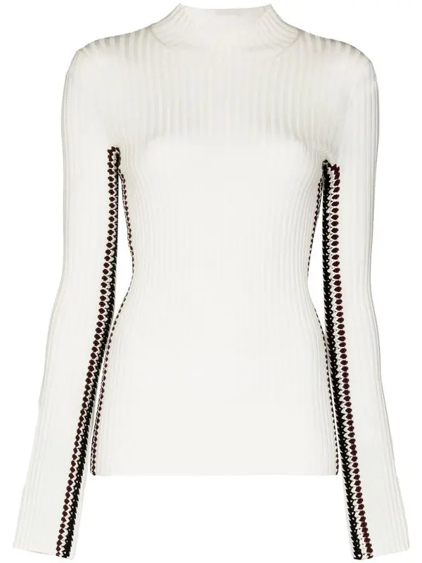 Chloé Crochet Trim Jumper