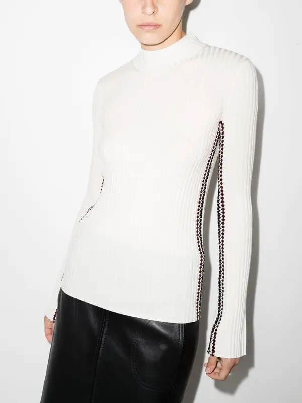 Chloé Crochet Trim Jumper