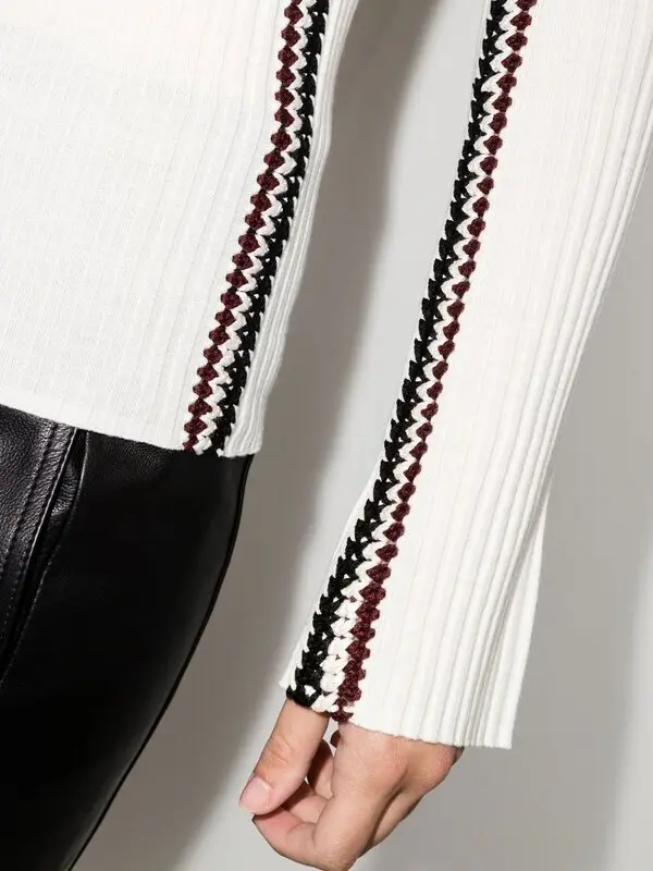 Chloé Crochet Trim Jumper