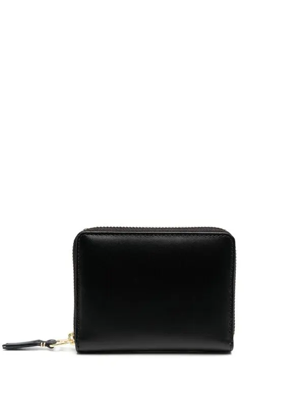 Comme Des Garçons Zip-up Leather Wallet