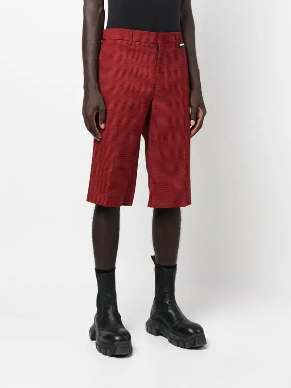 Vetements Houndstooth Tailored Shorts