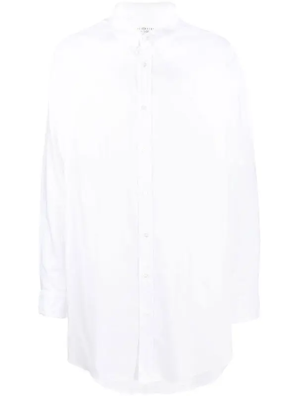 MAISON MARGIELA Organic Cotton Oxford Shirt - White