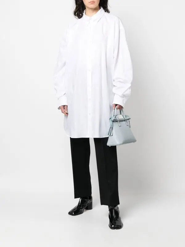 MAISON MARGIELA Organic Cotton Oxford Shirt - White