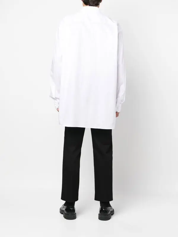 MAISON MARGIELA Organic Cotton Oxford Shirt - White