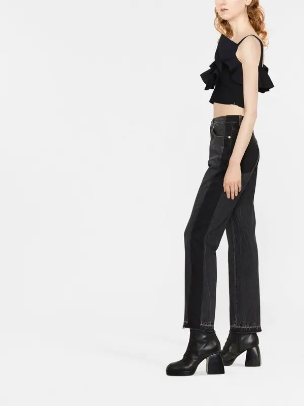 Alexander McQueen Gathered-neckline Cropped Top