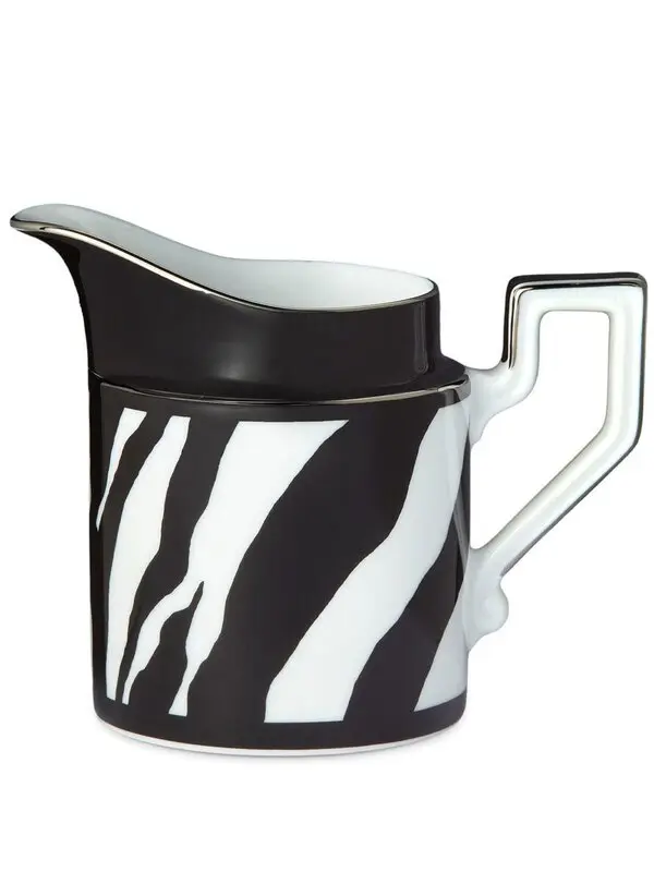 Dolce & Gabbana Zebra-print Cream Jug - Black