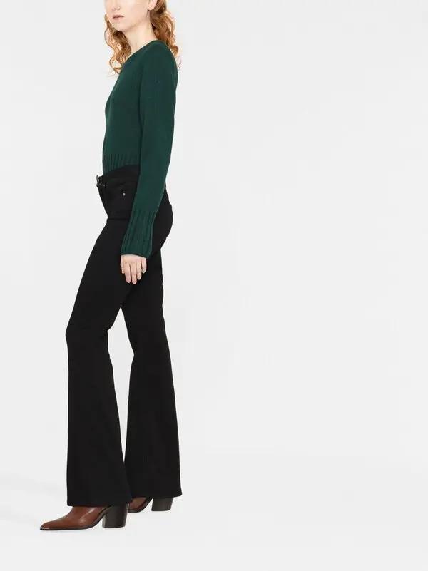 Pinko Love Birds-buckle Flared Trousers