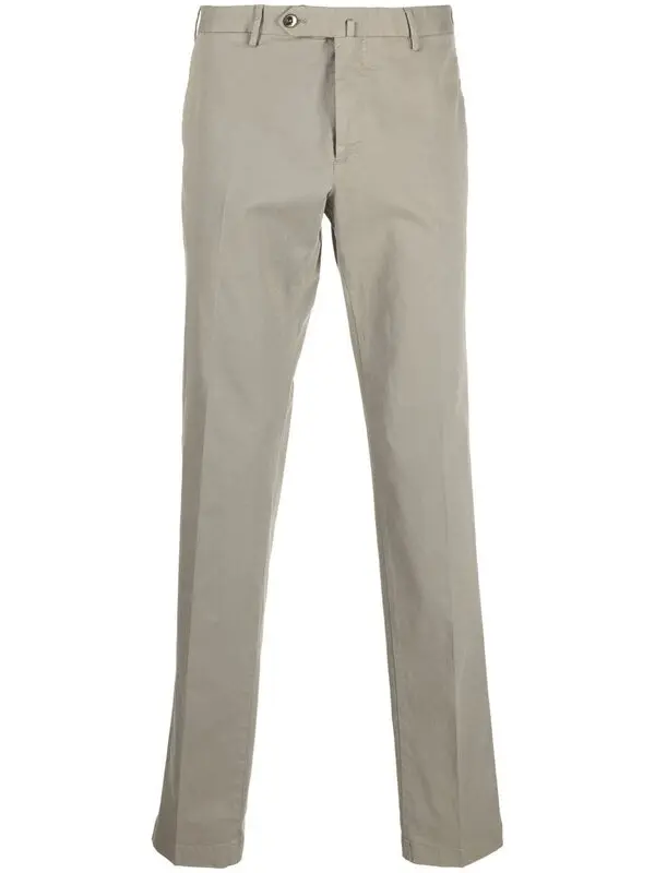 PT TORINO Slim-fit Chino Trousers - Grey