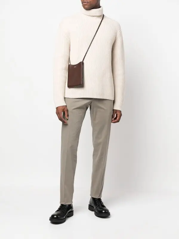 PT TORINO Slim-fit Chino Trousers - Grey