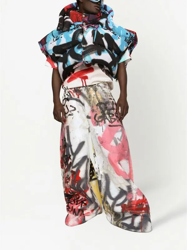 Dolce & Gabbana Graffiti-print Cotton T-shirt