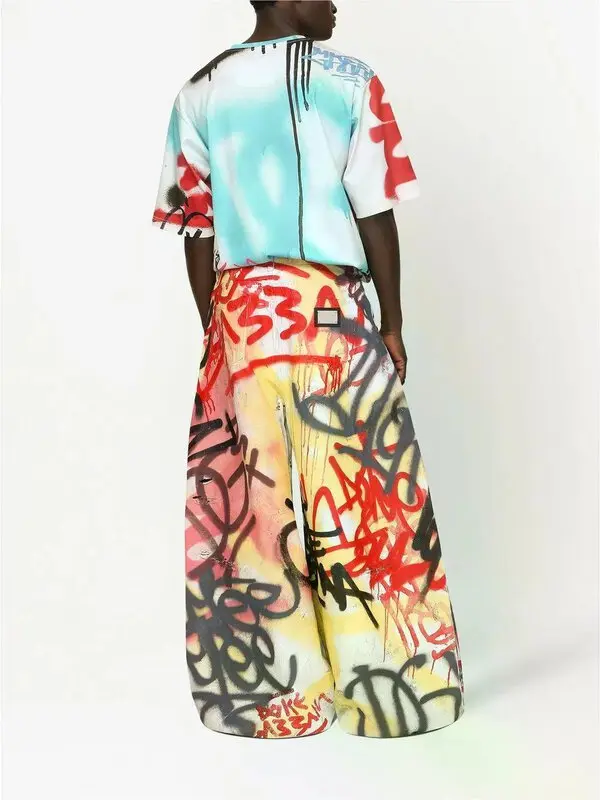 Dolce & Gabbana Graffiti-print Cotton T-shirt