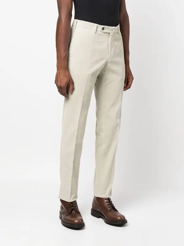 PT TORINO Straight-leg Chino Trousers - Neutrals