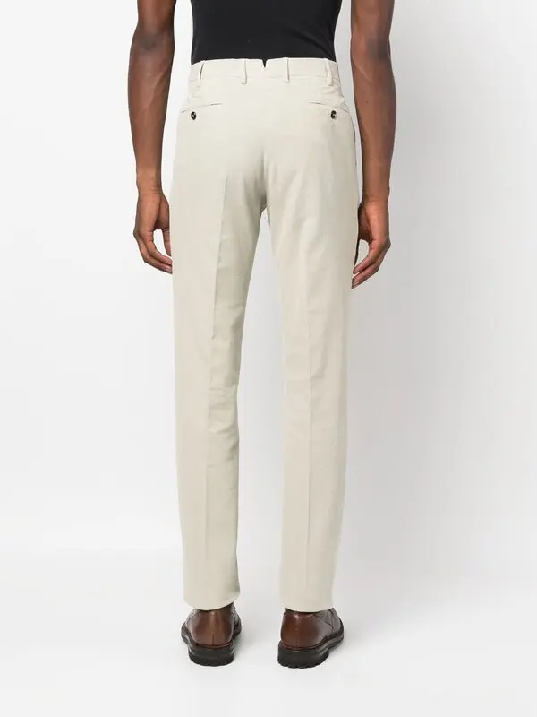 PT TORINO Straight-leg Chino Trousers - Neutrals
