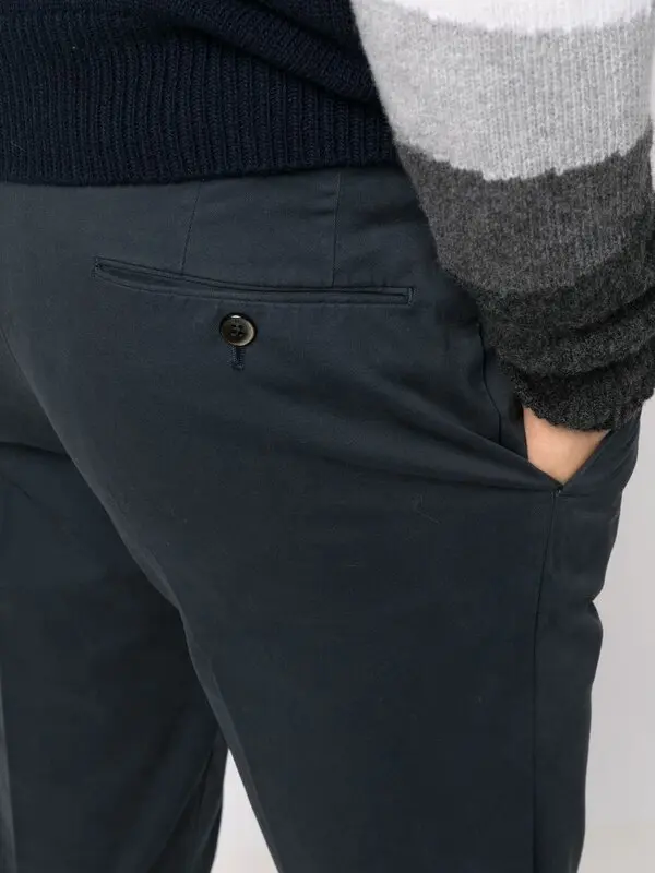 PT TORINO Slim-fit Chino Trousers - Blue