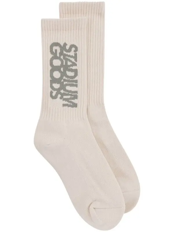 STADIUM GOODS® Logo-embroidered Crew Socks - Neutrals