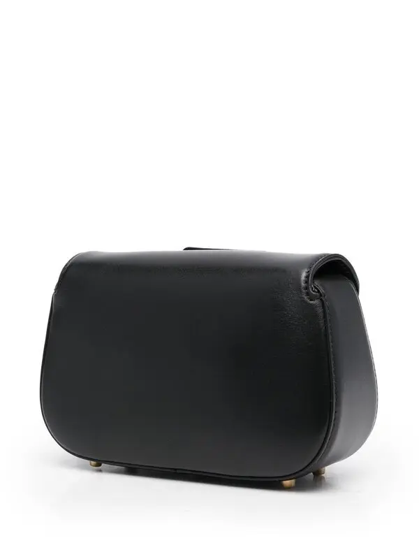 Valentino Garavani Vlogo Leather Crossbody Bag - Black