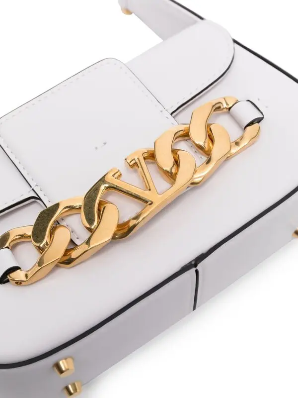 Valentino Garavani Vlogo Crossbody Bag - White