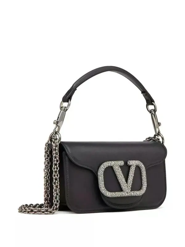Valentino Garavani Small Locò Shoulder Bag - Black