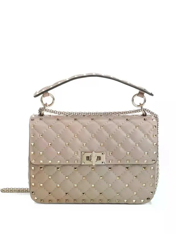 Valentino Garavani Rockstud Spike Shoulder Bag - Neutrals