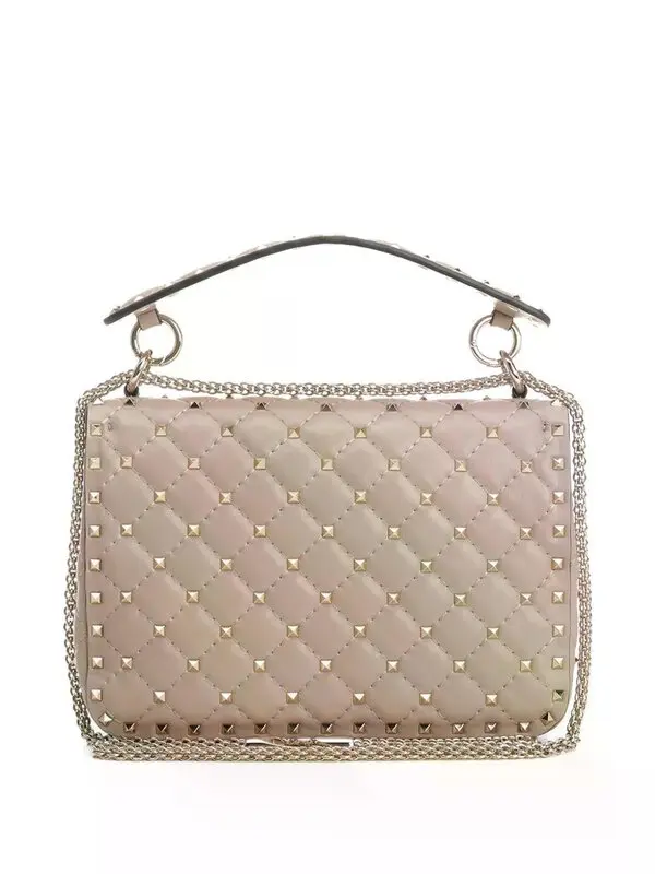 Valentino Garavani Rockstud Spike Shoulder Bag - Neutrals
