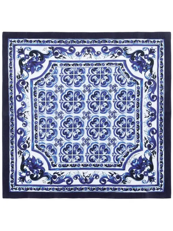 Dolce & Gabbana Set Of Two Linen Napkins