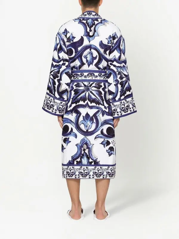 Dolce & Gabbana Terry Cotton Bath Robe