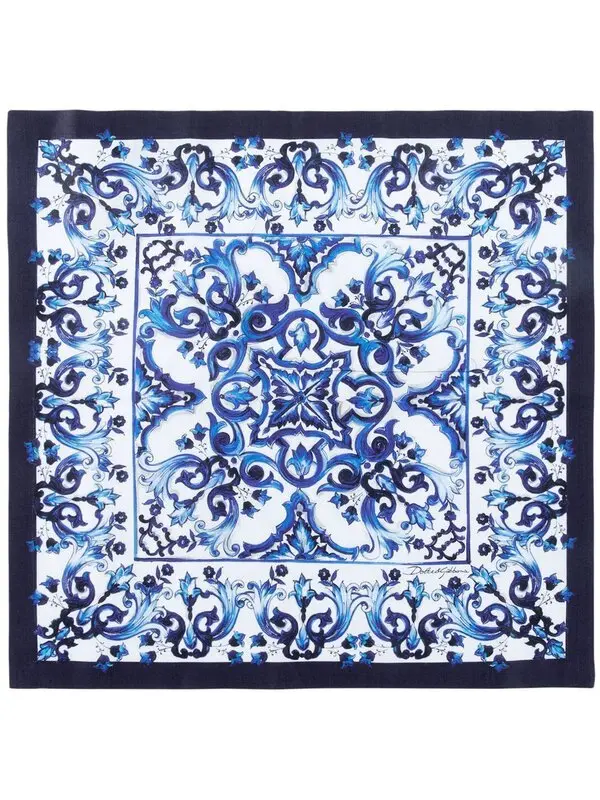 Dolce & Gabbana Linen Napkins - Blue