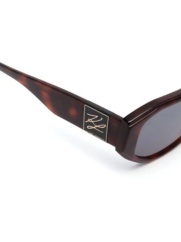Karl Lagerfeld Autograph Rectangle Sunglasses