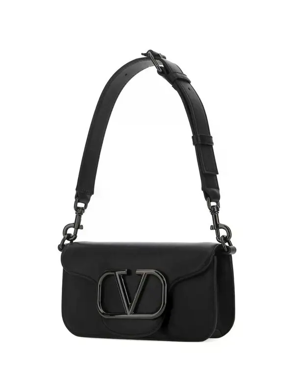 Valentino Garavani Mini Locò Leather Crossbody Bag
