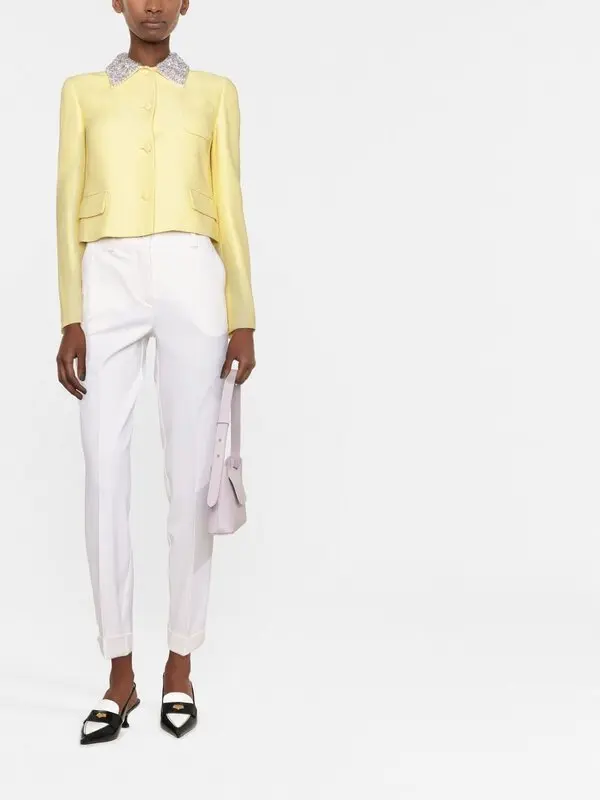 P.a.r.o.s.h Straight Leg Tailored Trousers