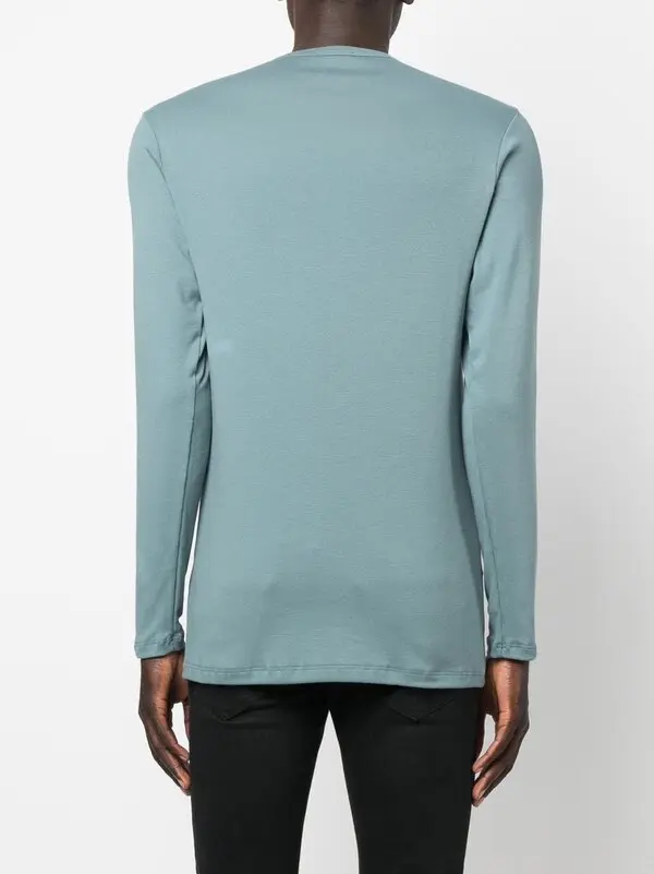 TOM FORD Button-up Long-sleeve T-shirt