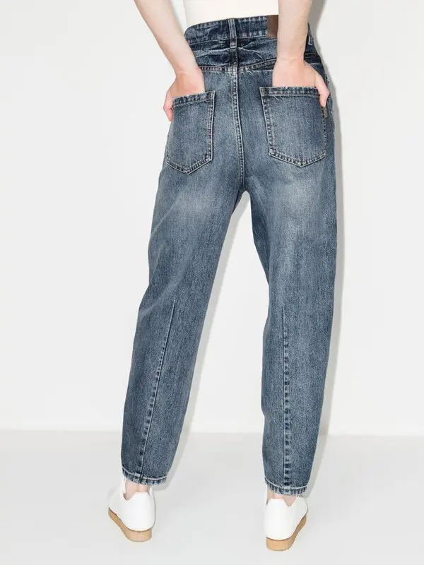 Brunello Cucinelli Mid-rise Tapered Jeans