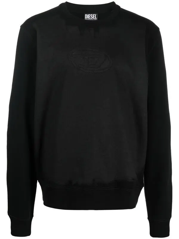 DIESEL® Logo-print Cotton Jumper