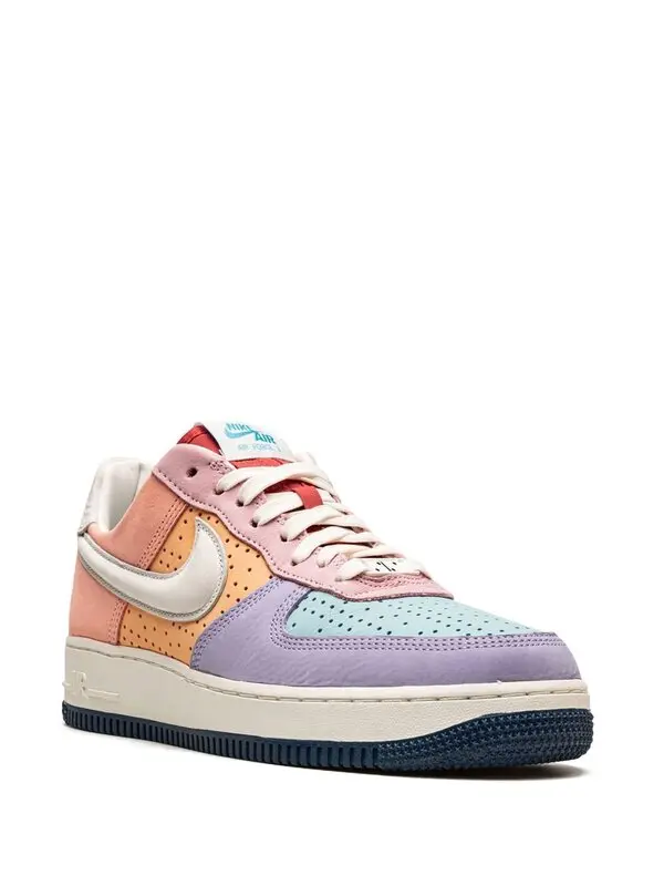 Nike Air Force 1 Low Puerto Rico Day Boricua Sneakers - Purple