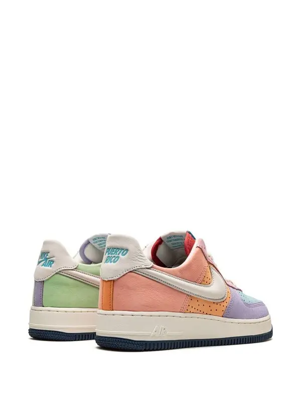 Nike Air Force 1 Low Puerto Rico Day Boricua Sneakers - Purple