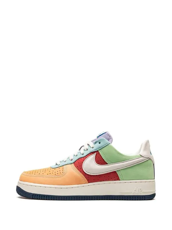 Nike Air Force 1 Low Puerto Rico Day Boricua Sneakers - Purple