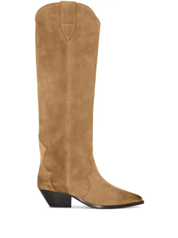 Isabel Marant Étoile Denvee Cowboy Boots - Neutrals
