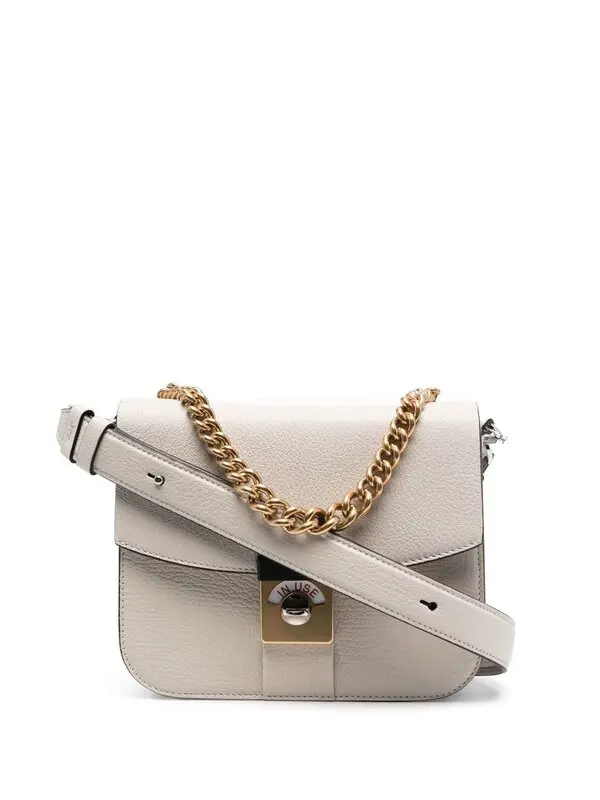 MAISON MARGIELA New Lock Square Shoulder Bag - Neutrals
