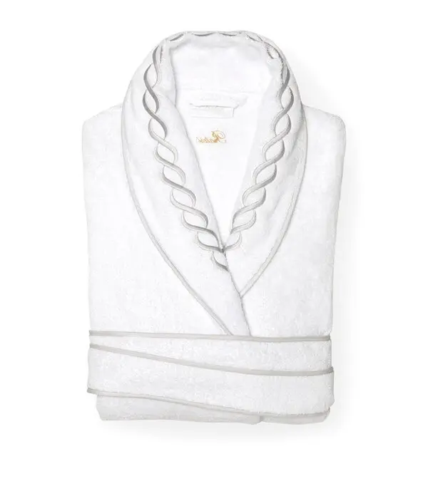 PRATESI Cotton Treccia Bathrobe - Grey