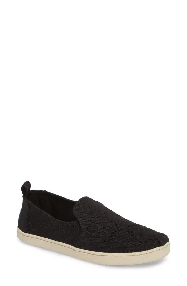 Toms Alpargata Slip-on - Black Heritage Canvas