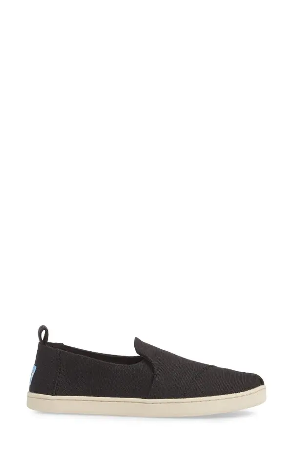 Toms Alpargata Slip-on - Black Heritage Canvas