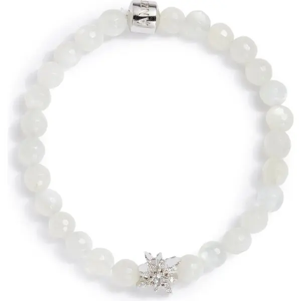 Anzie Bohème Starburst Stone Bead Bracelet - Moonstone