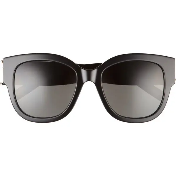 Saint Laurent 56mm Cat Eye Sunglasses - Black
