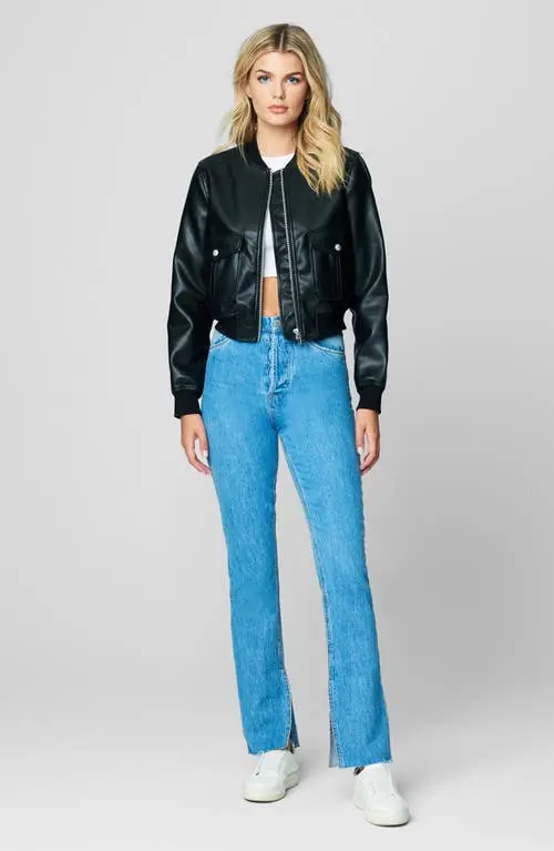 Blanknyc Faux Leather Bomber Jacket