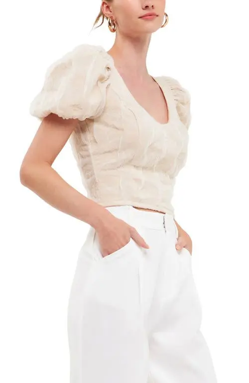 Endless Rose Textured Stretch Top