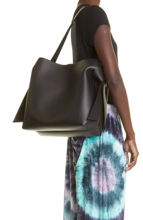 Acne Studios Musubi Midi Tote - Black/silver