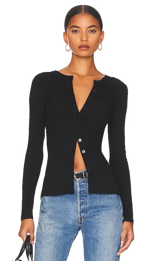 Superdown Sasha Button Top